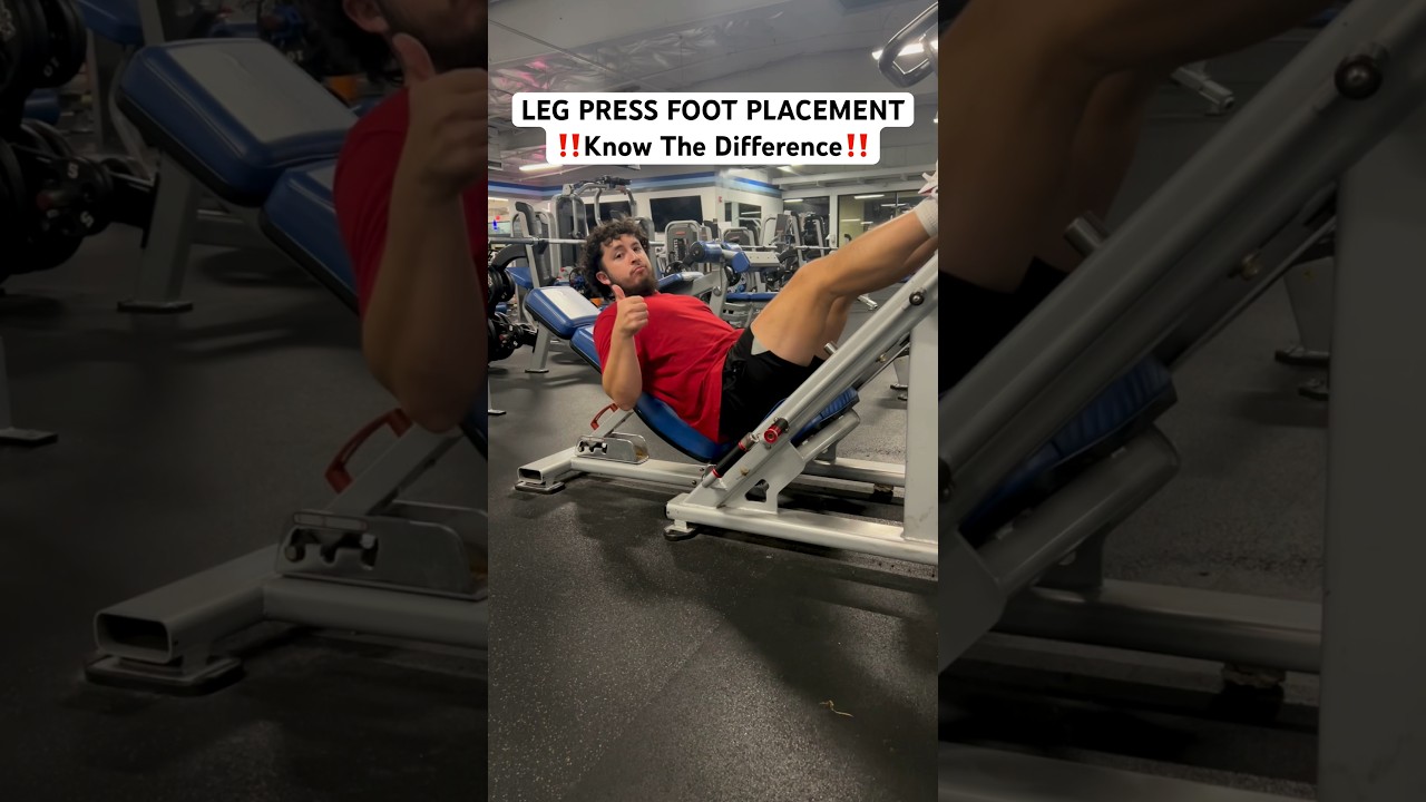 LEG PRESS FOOT PLACEMENT || LEG PRESS WORKOUT || LEG PRESS VARIATIONS ...