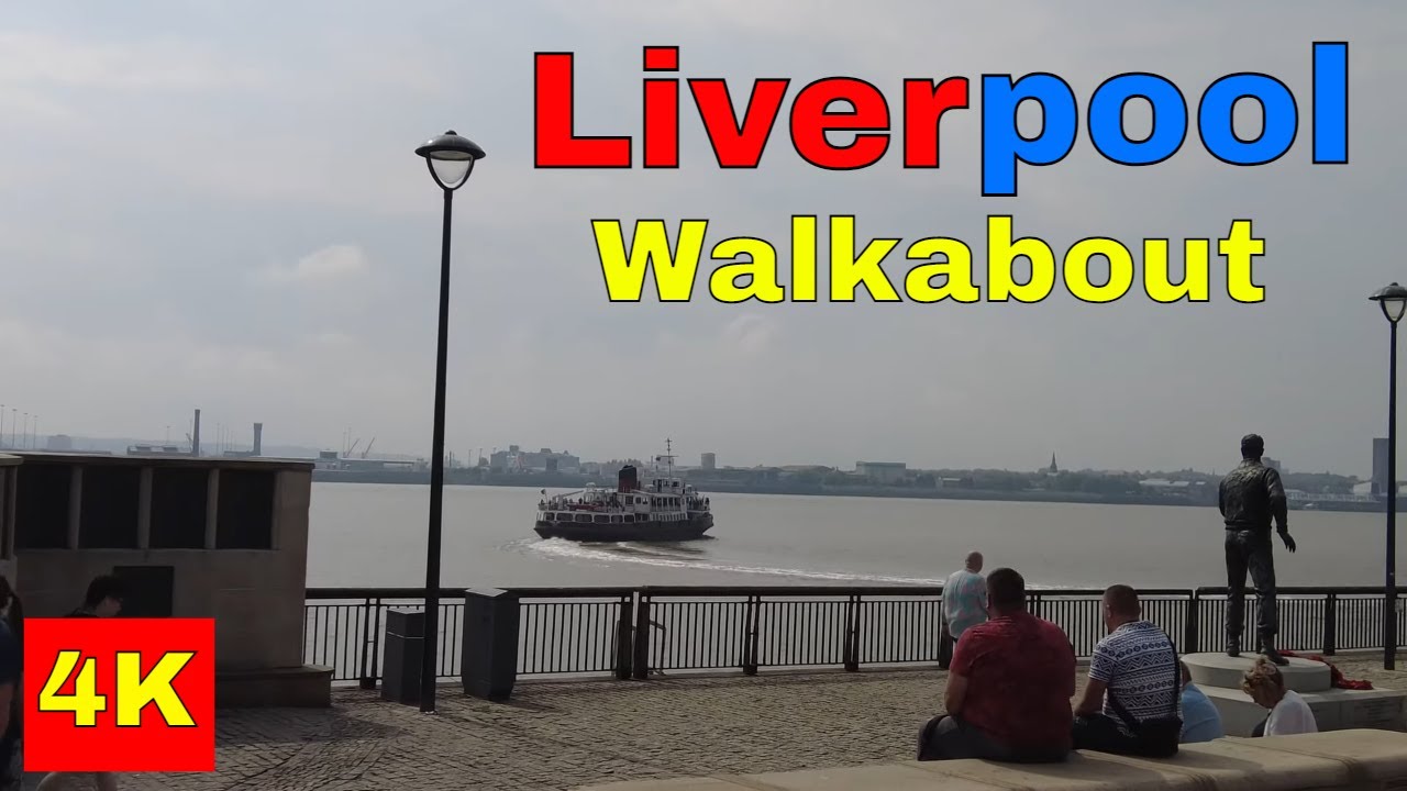 Walk in Liverpool England, UK - 4K - YouTube