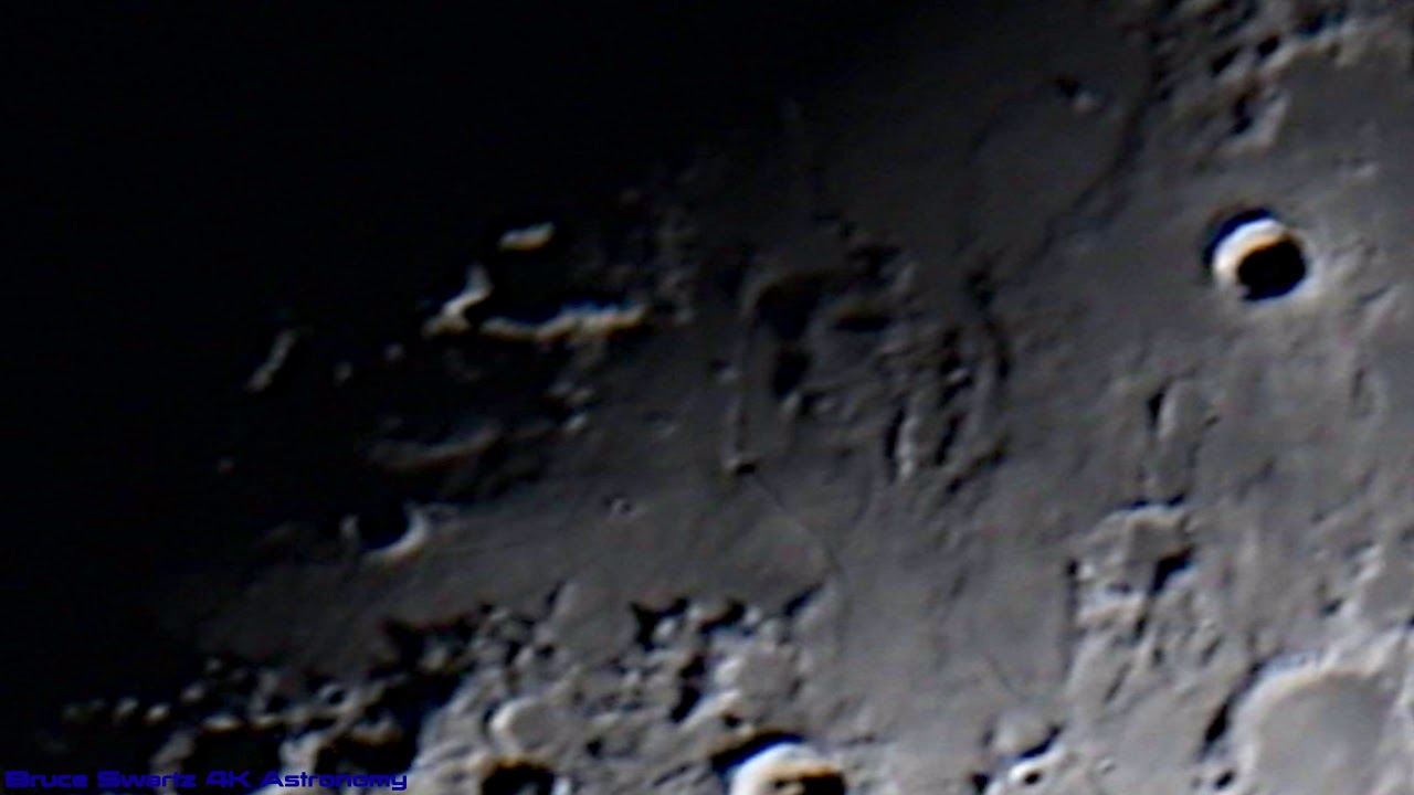 4k High Quality Lunar Crater Close Up's with a CGXL1400 HD Telescope ...