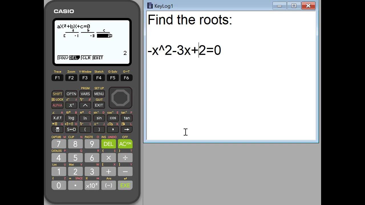 Solving Equations with Graphing and Equation Solver - YouTube