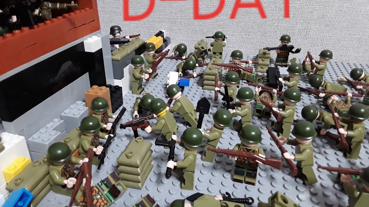 레고 노르망디 상륙작전 스톱모션 ww2 Lego D-DAY Battle Normandy Landing Operation Stop ...