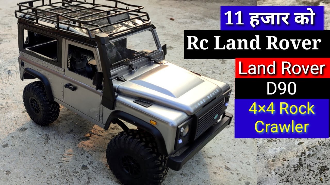 RC Land Rover Difender Classic Model D90 || Rock Crawler 1:12 SCALE ...
