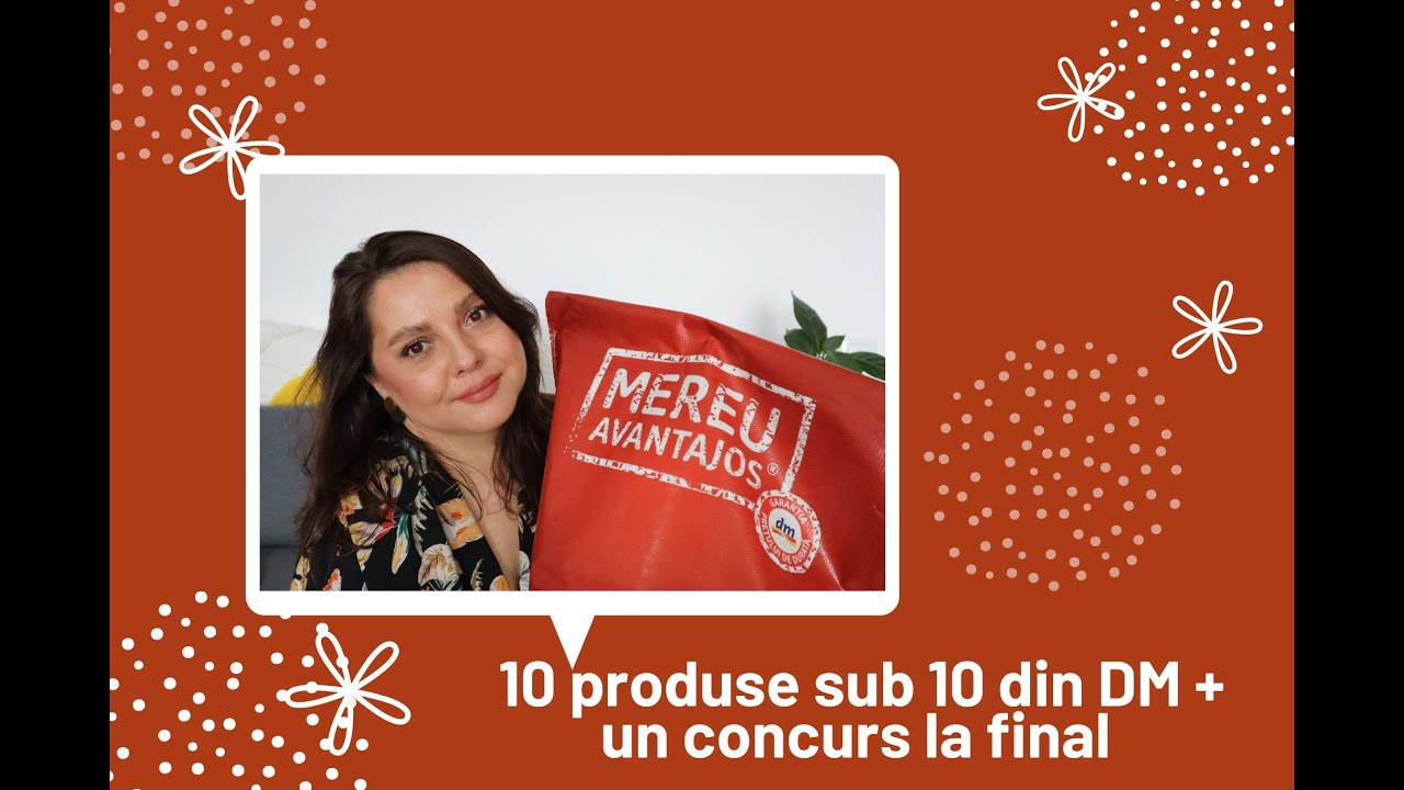10 produse sub 10 lei din DM România + o surpriză la final / Gáspár ...