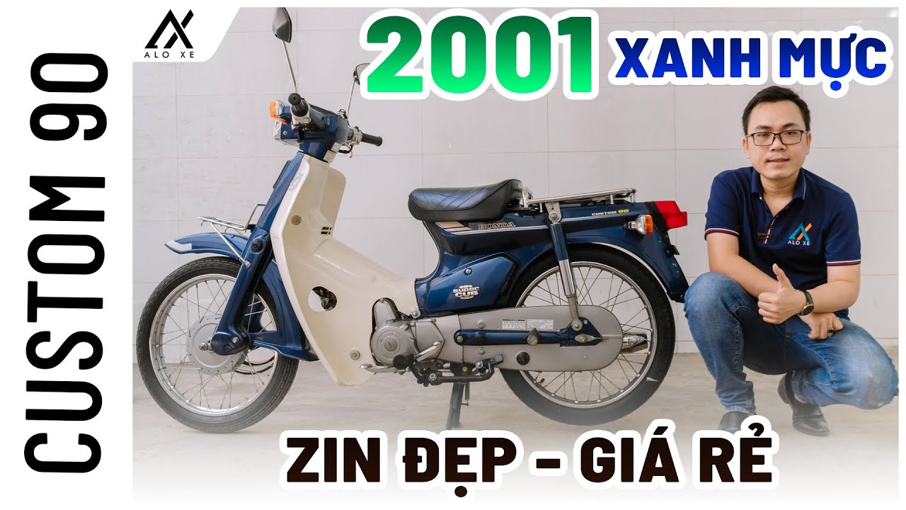 Honda Super Cub 90 Custom Xanh Mực Zin Đẹp Giá Rẻ đời 2001 - Ra Biển ...