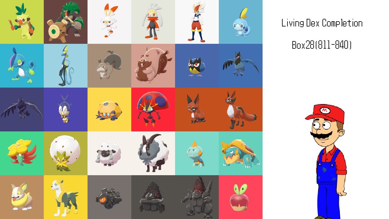 The GoAnimate Citizens assemble a Living Dex in Pokémon Home- Part 28 ...