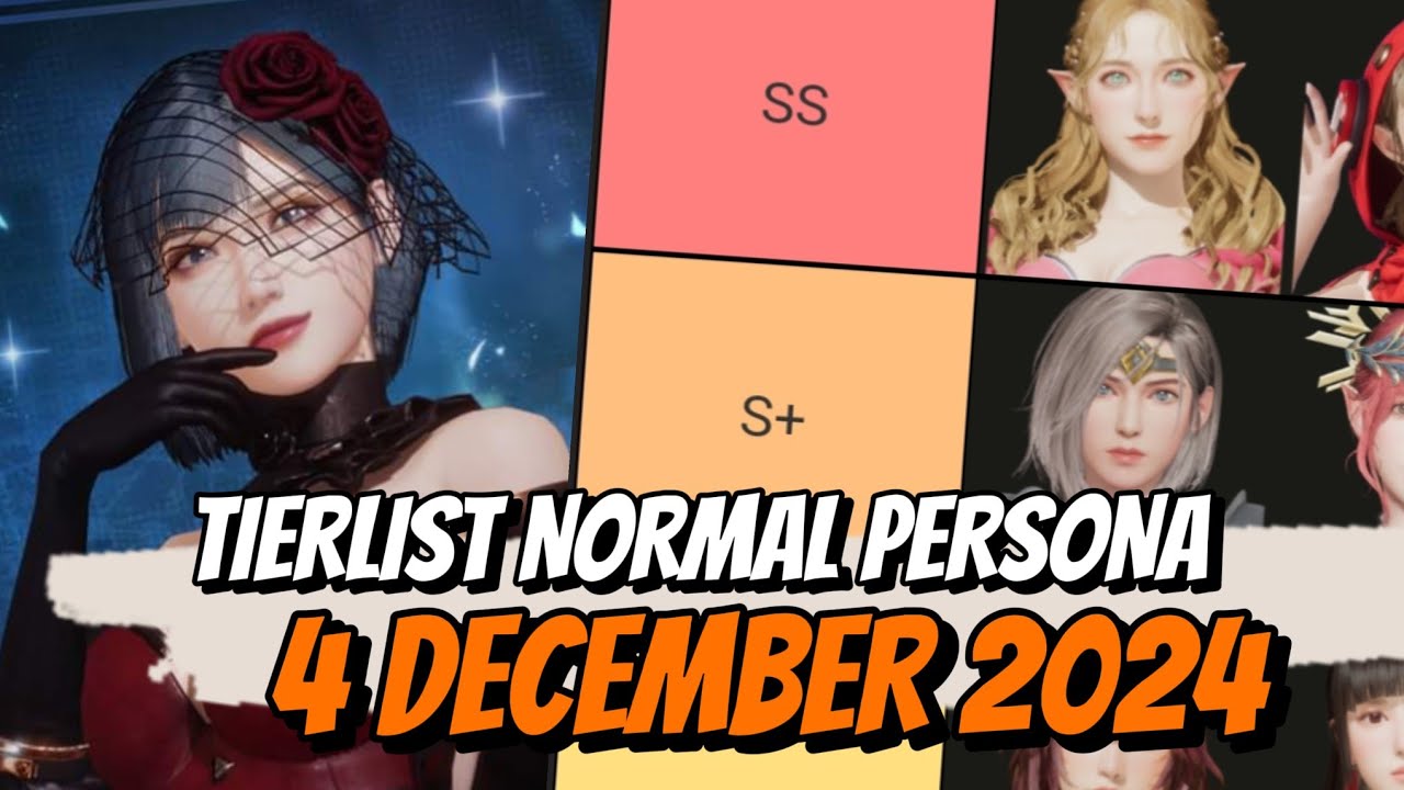 Rise of Eros Update Tierlist Normal Persona 4 December 2024 - Keleira ...