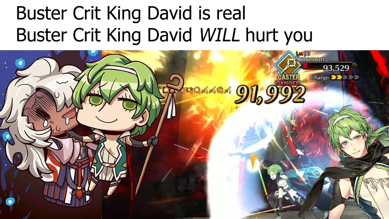 【FGO】King David vs. Mage King Solomon 【Final Singularity 5th Anni ...