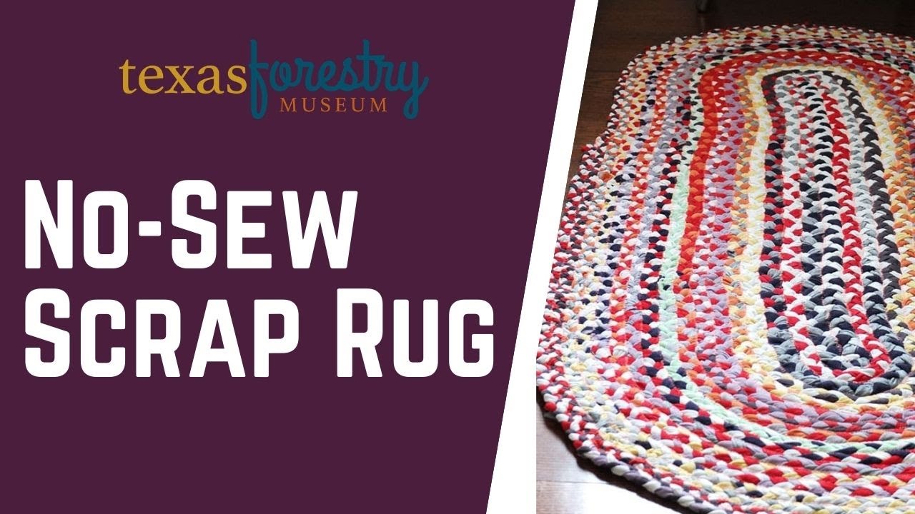 No-Sew Rag Rug - YouTube