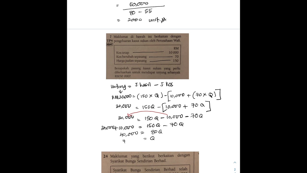 kos tetap pengeluaran - Sam Ross
