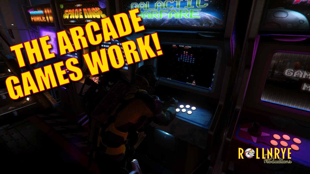 THE ARCADE GAMES WORK! - Star Citizen - YouTube