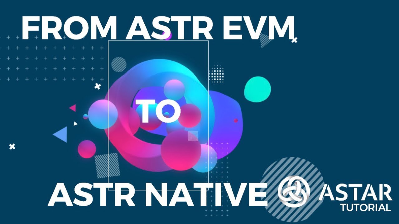 How to change your $ASTR from EVM version to NATIVE version - YouTube