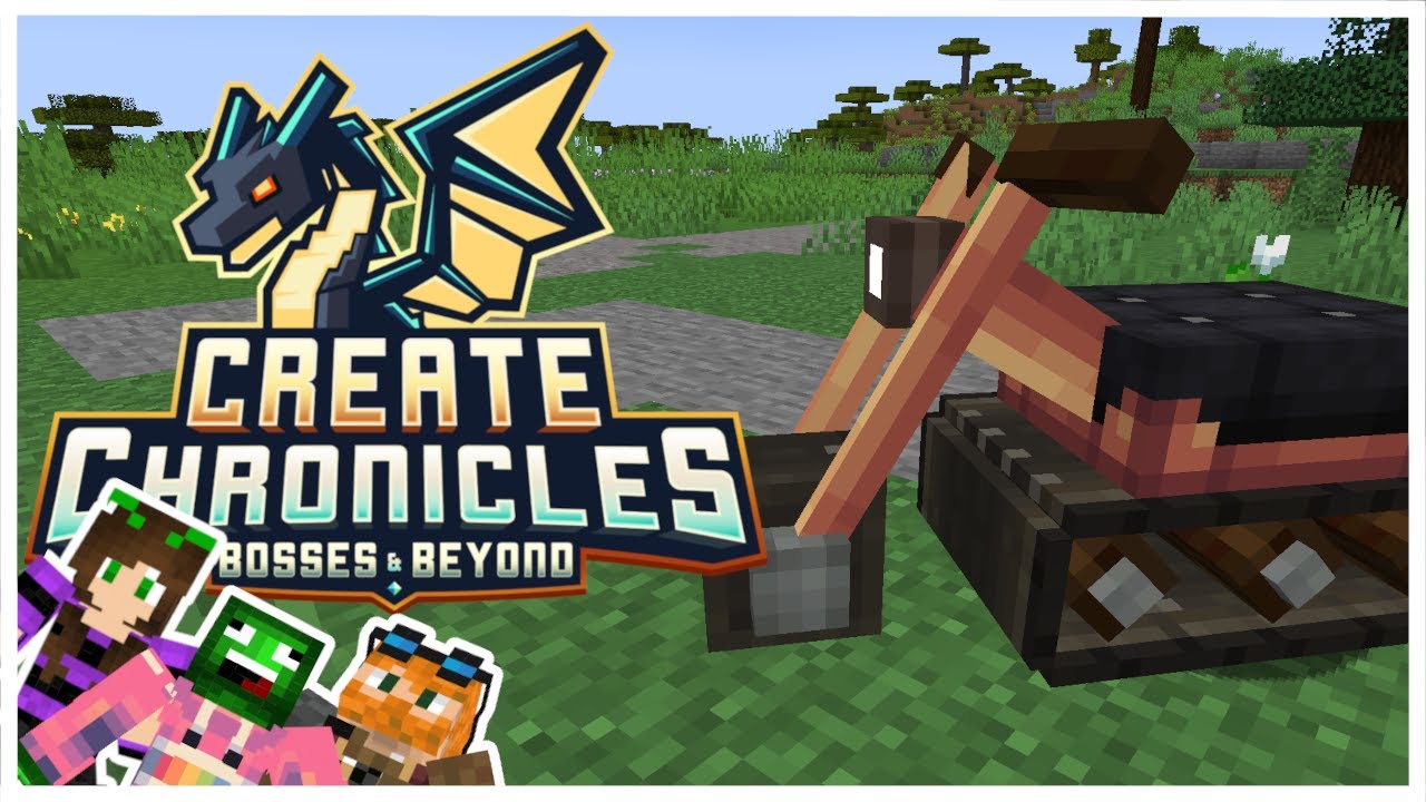 I DROVE A MOPED IN MINECRAFT!!!! Create Chronicles Bosses & Beyond ...