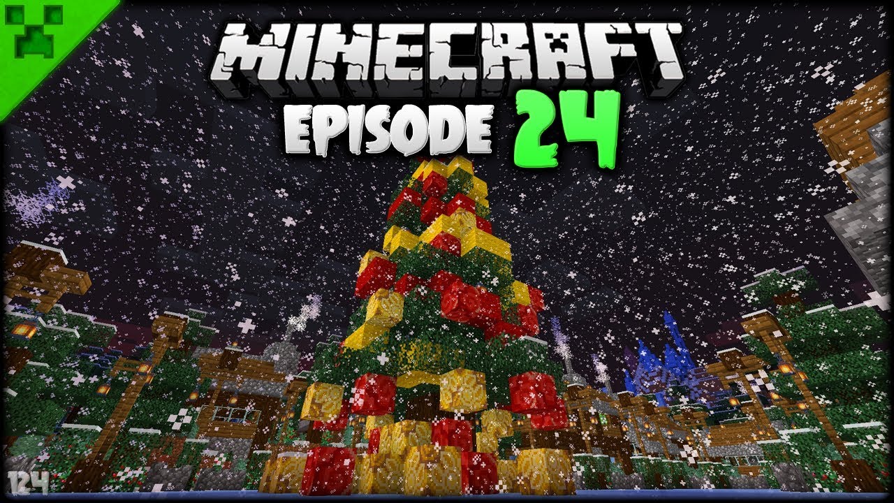 FINISHING THE NORTH POLE TOWN! | Python's World (Minecraft Survival Let ...