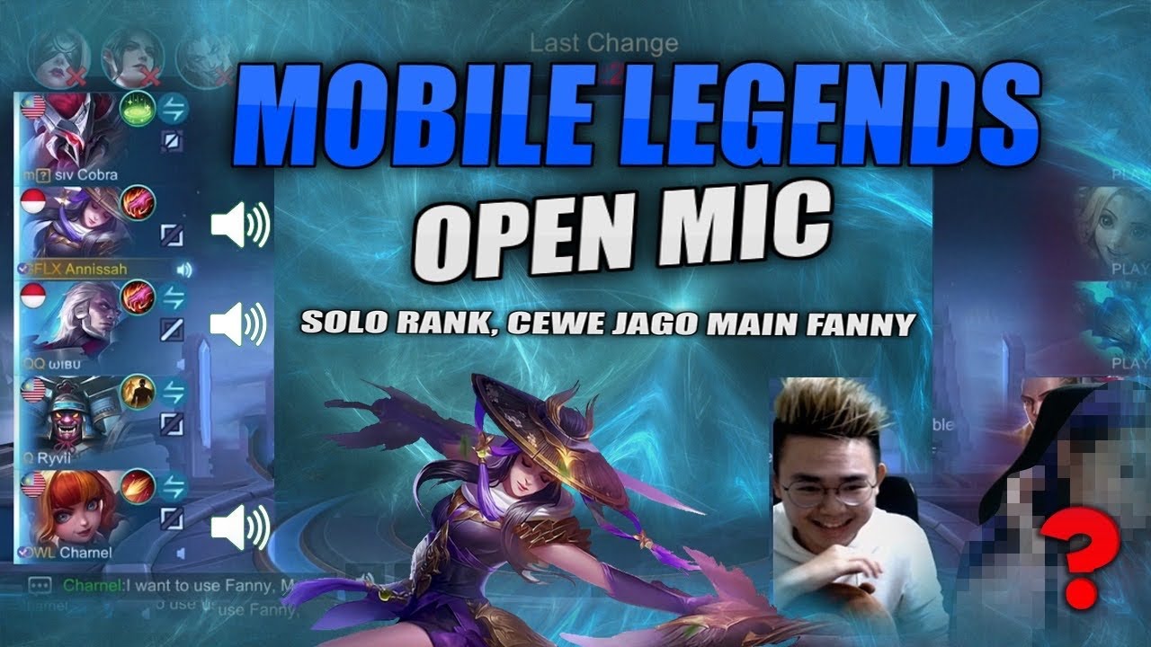 Mobile Legends Prank - Cewe Open Mic, Jago Main Fanny - YouTube