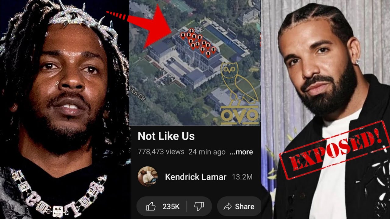 Kendrick Lamar EXPOSES Drake/OVO Ped0 Claims On "NOT LIKE US" (DRAKE ...