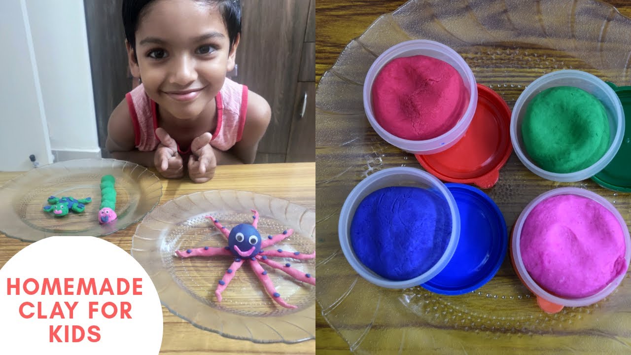 Best Homemade Clay | Craft Clay For Kids | Homemade Play Dough | Easy ...