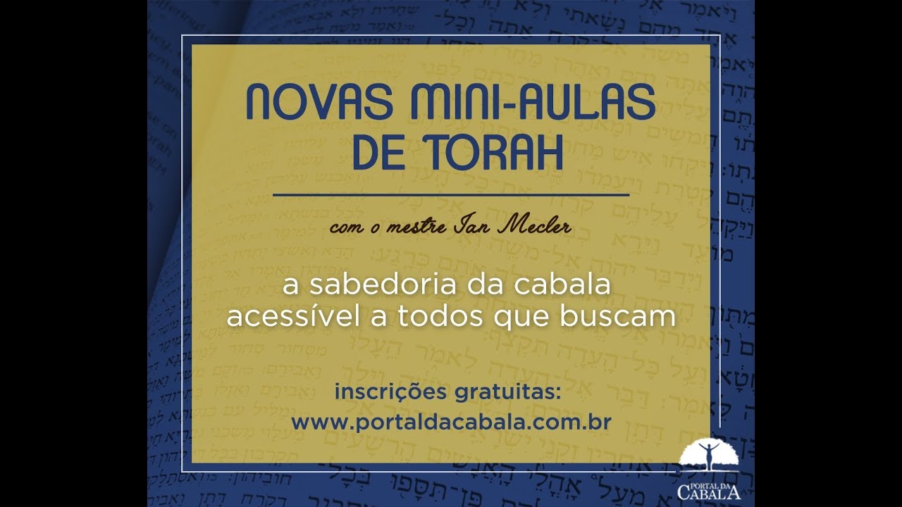 Aulas de Torah | Com Ian Mecler | Portal da Cabala - YouTube