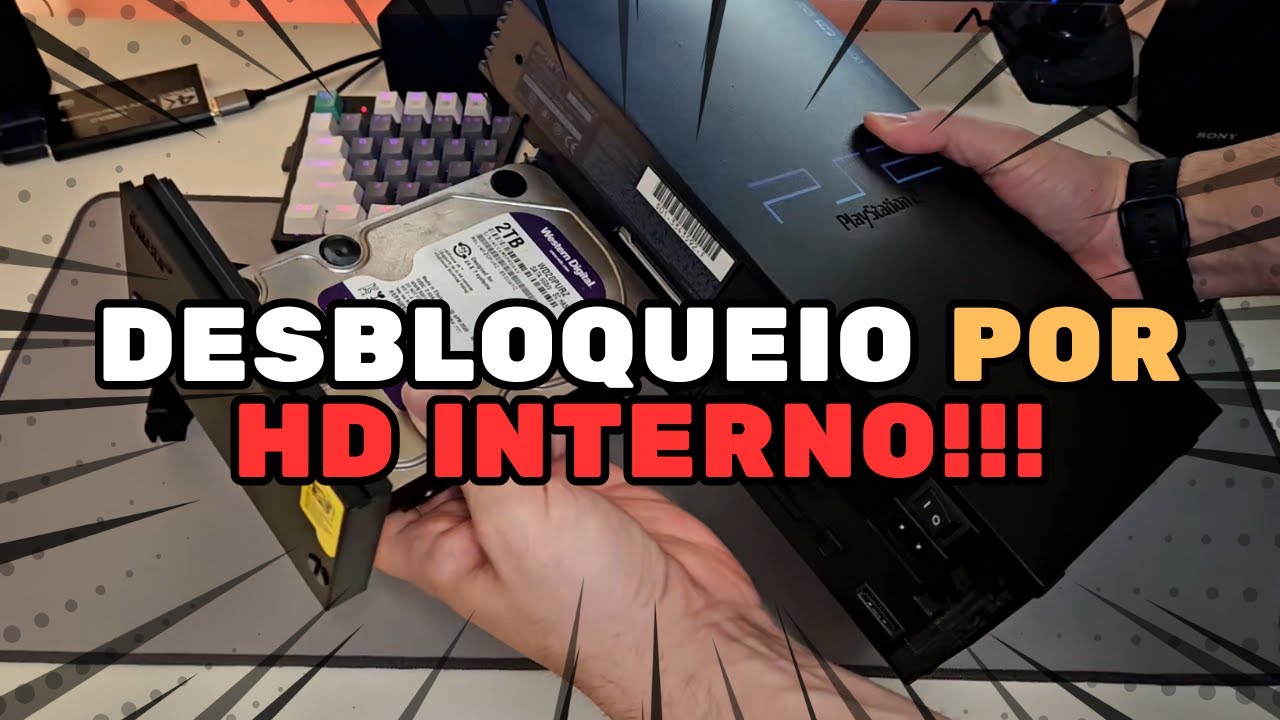 Desbloqueio DEFINITIVO do PS2 Fat! Utilize o HD interno do Console ...