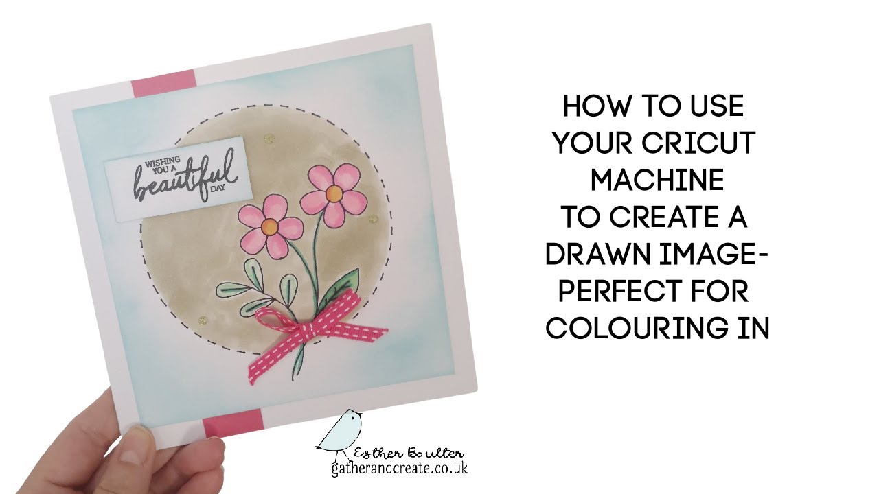How to draw images with your Cricut Machine, perfect for colouring in ...