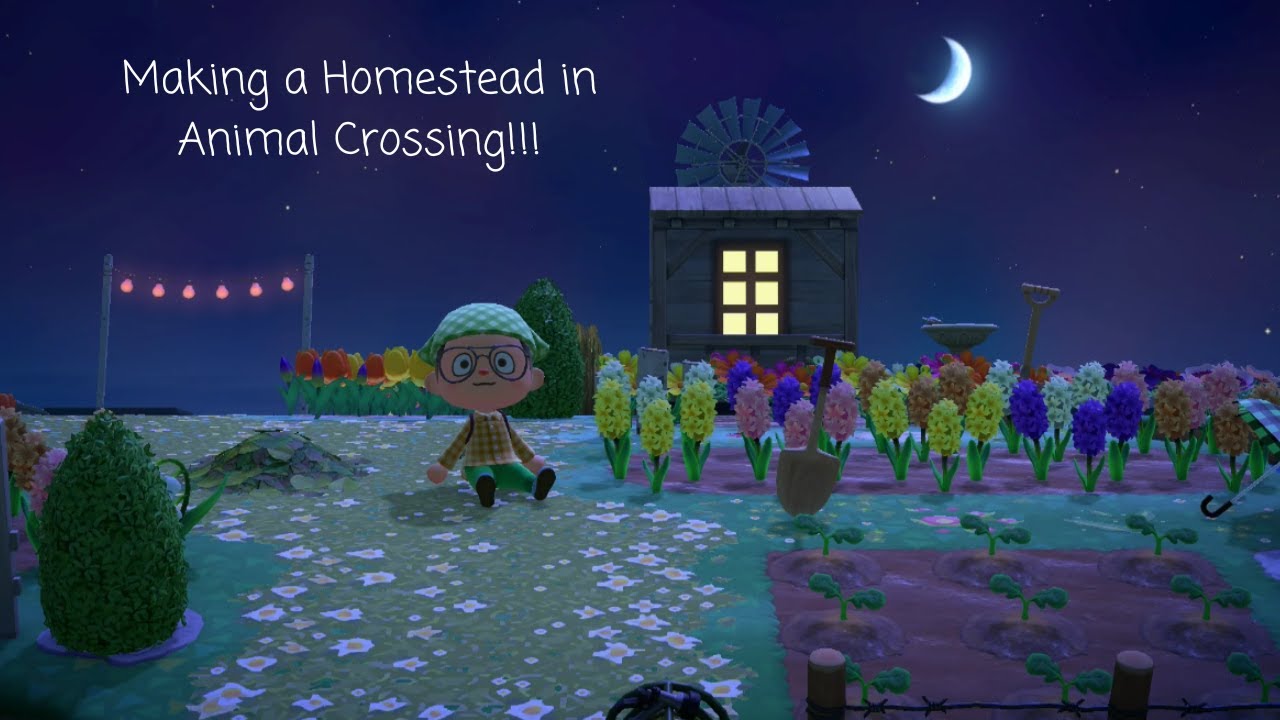Making a Springcore Homestead in Animal Crossing!! | Nick Plays - YouTube