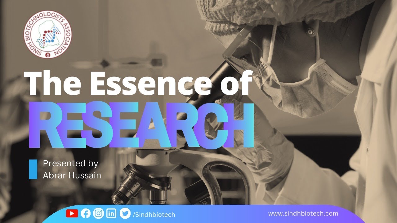 The essence of research - YouTube