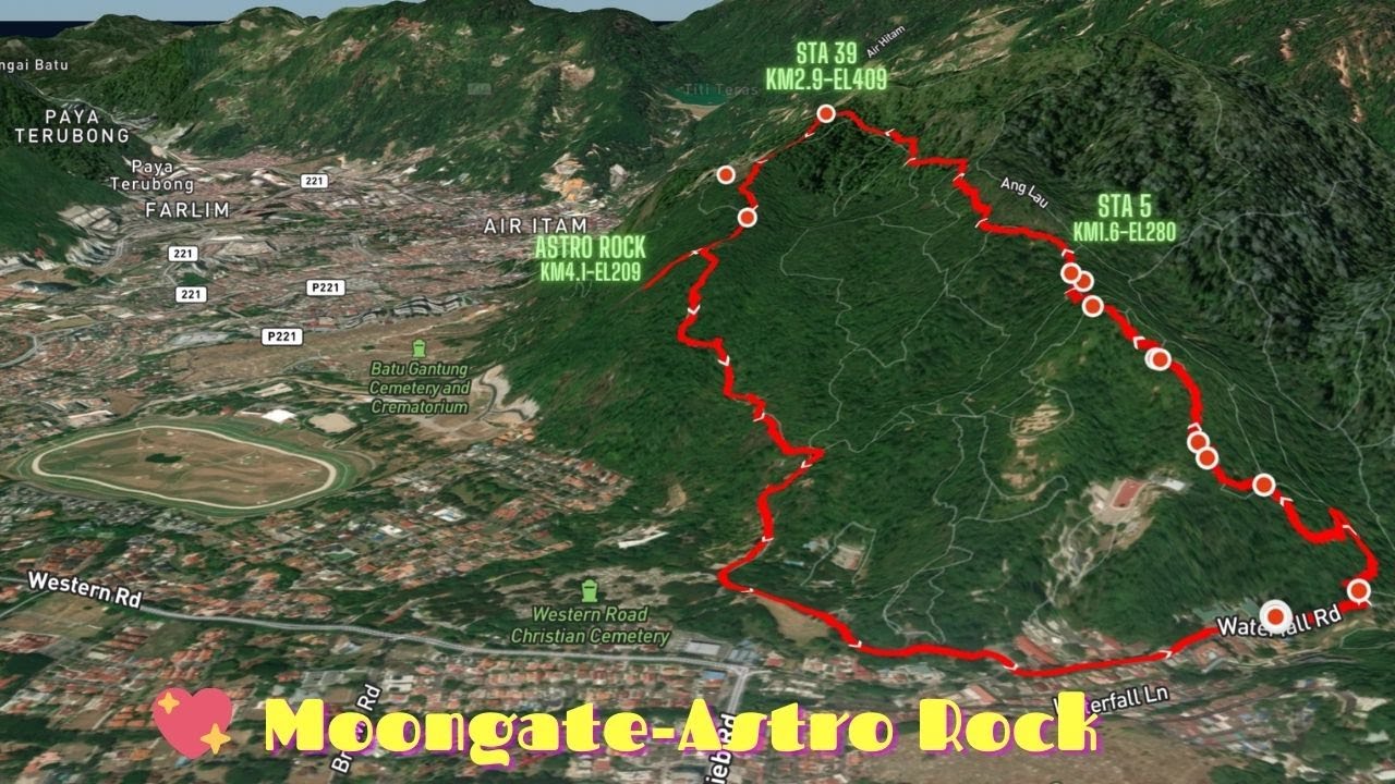 Love Hiking in Penang - Moongate to Astro Rock - YouTube