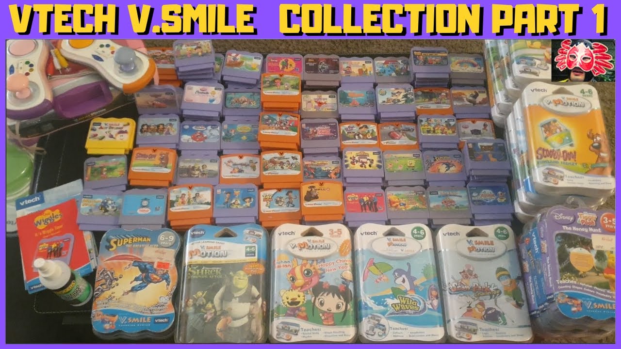 VTech V.Smile Collection - Part 1 - 18 Games! A to O - YouTube