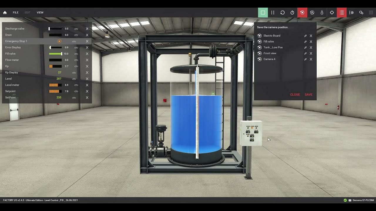 Proportional Control (Part of PID control) Simulation - Tank Control in ...