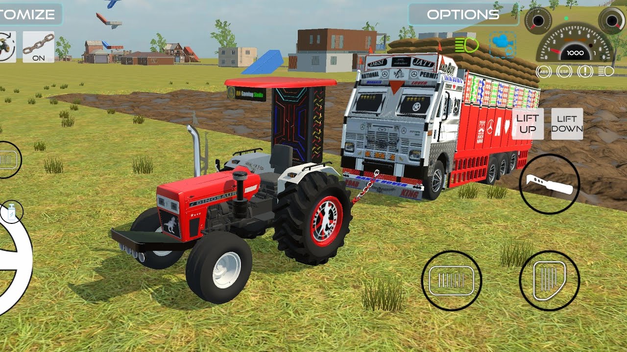 nishu deshwal Swaraj 855 tractor VS truck tochan game Tochan King ने तो ...