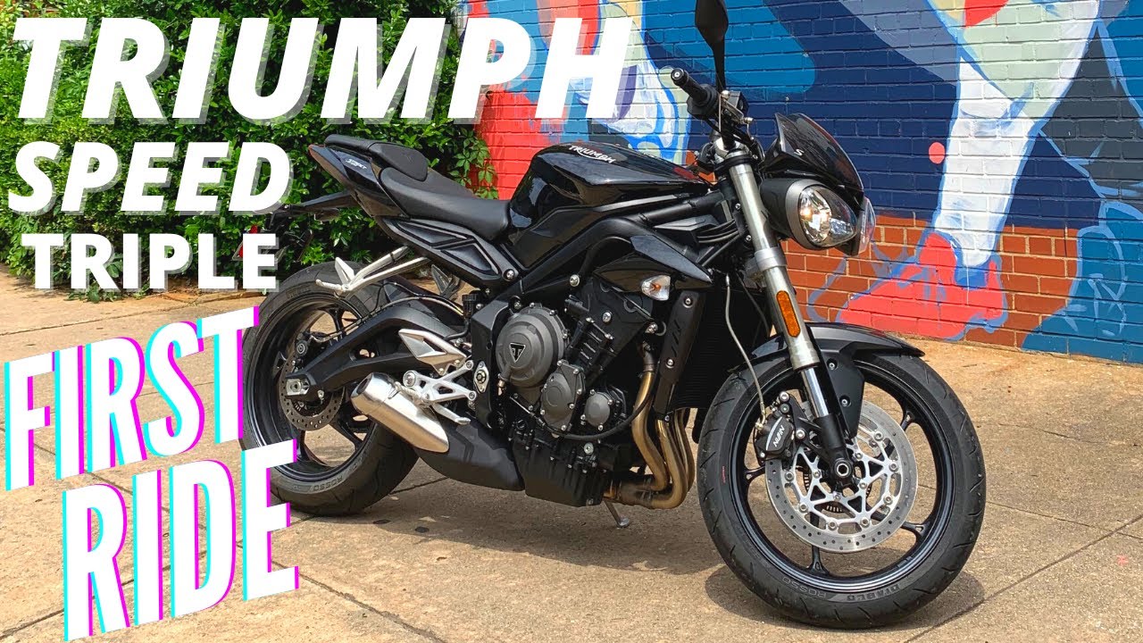 Triumph Speed Triple! FIRST RIDE!! - YouTube