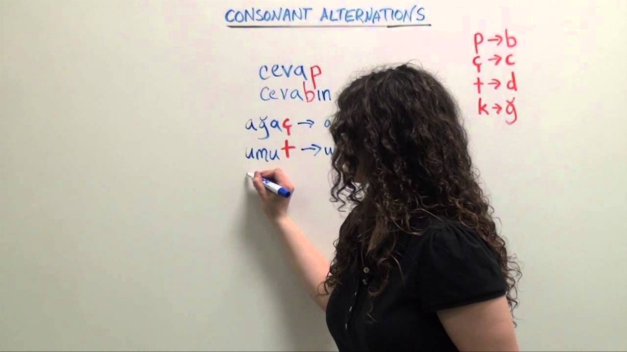 Turkish Grammar: Consonant Alternation- Why Do They Keep Changing ...