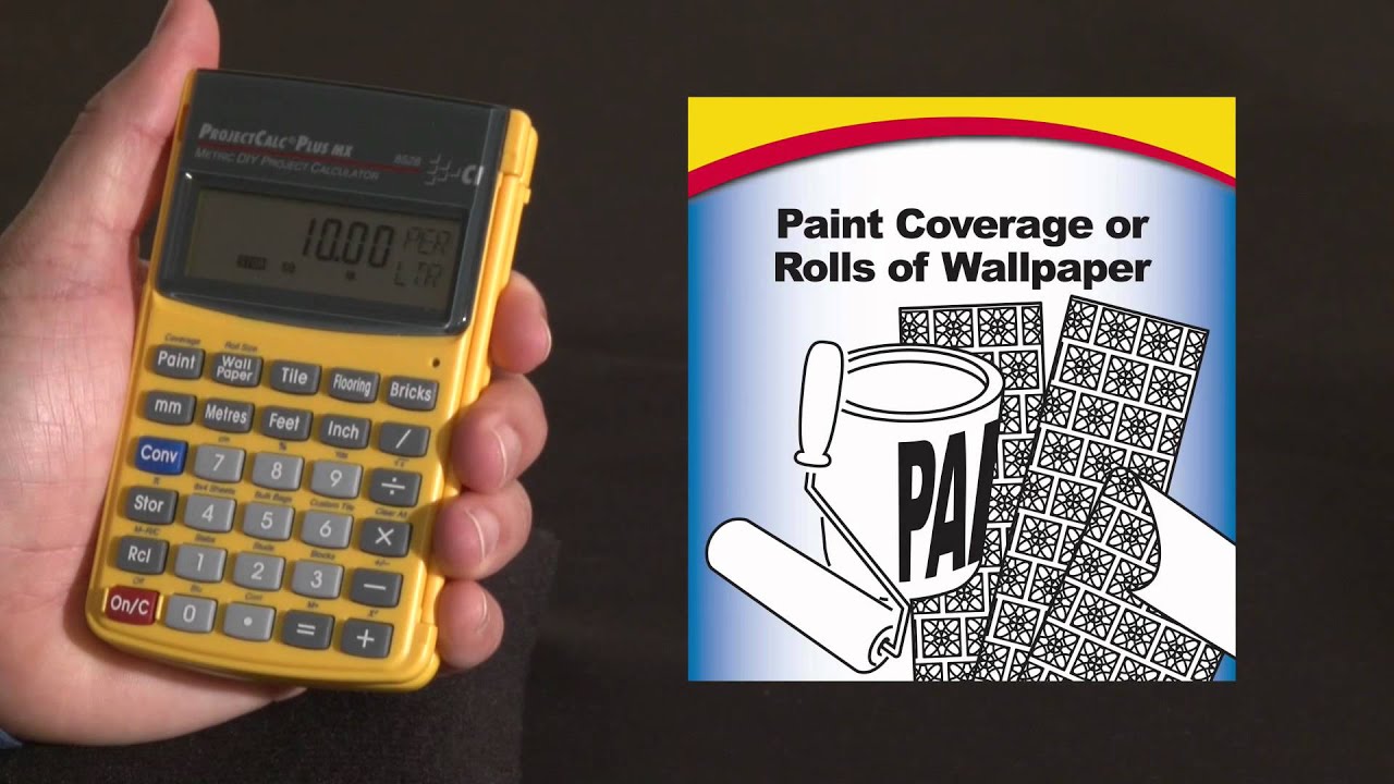 ProjectCalc Plus MX Paint and Wallpaper How To - YouTube