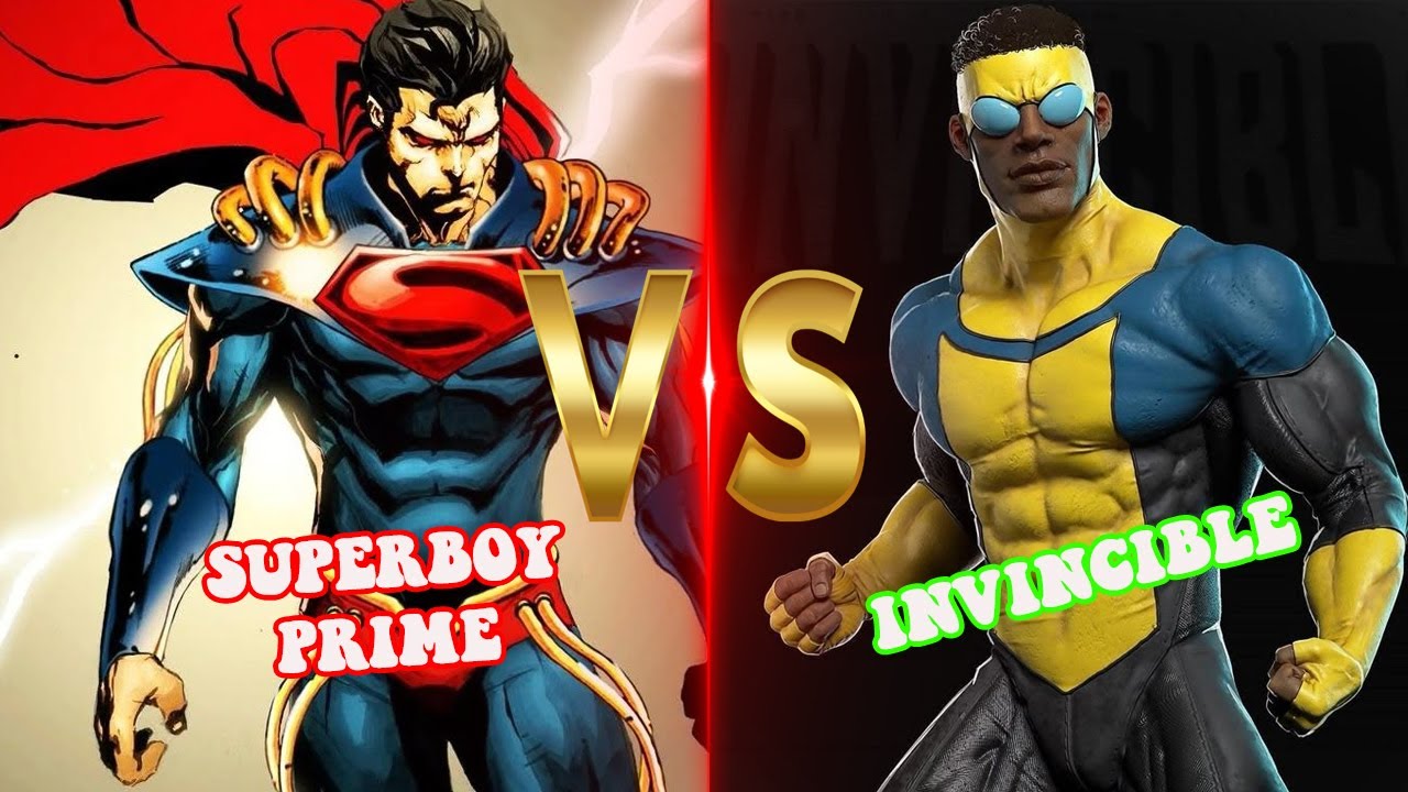 Why Superboy Prime Vs. Invincible Isn't Even Close! Who do you think is ...