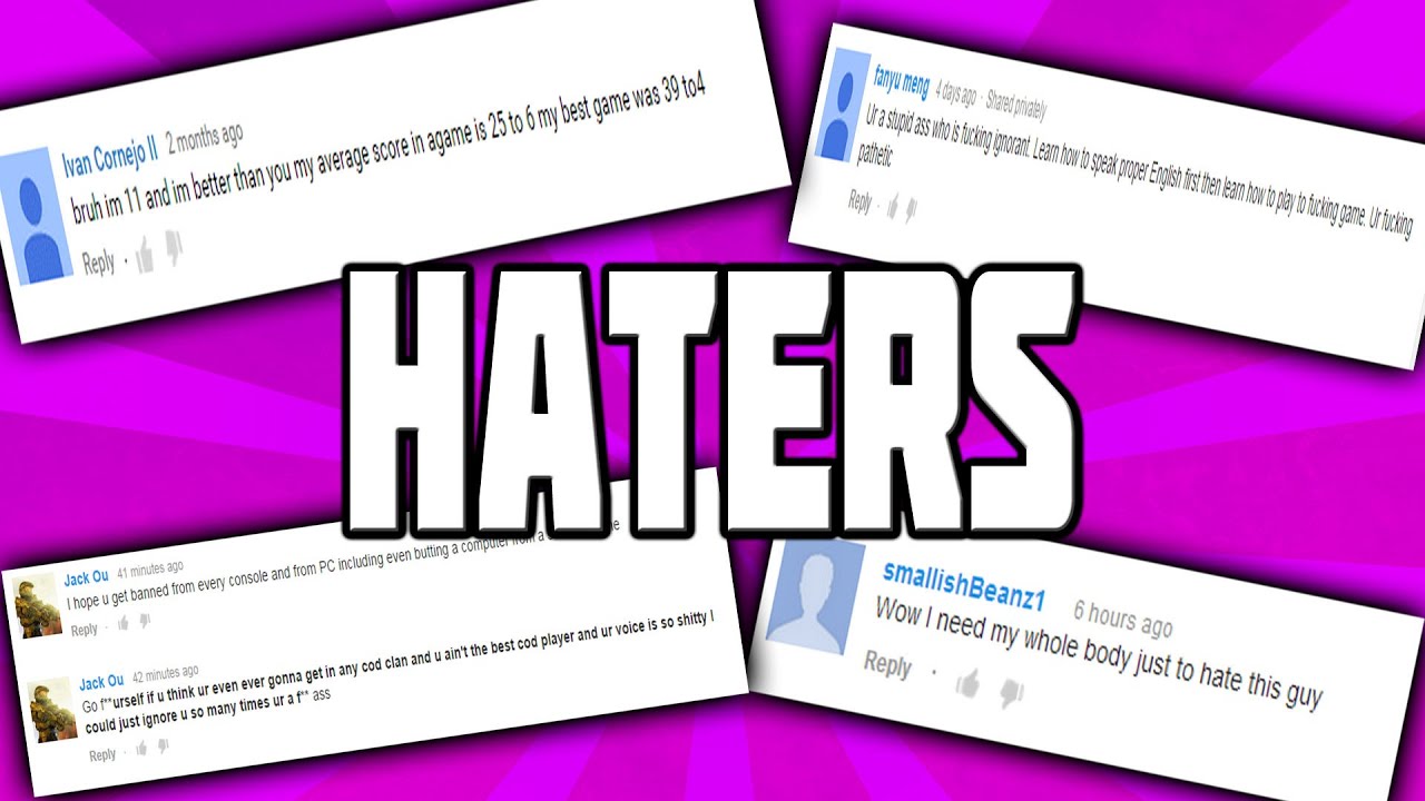 HATERS! - YouTube
