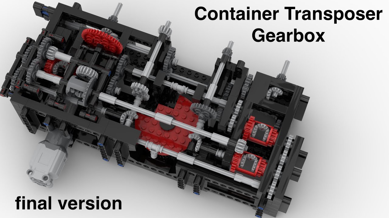 Lego GBC - Container Transposer Part 1 - Gearbox - final version - YouTube