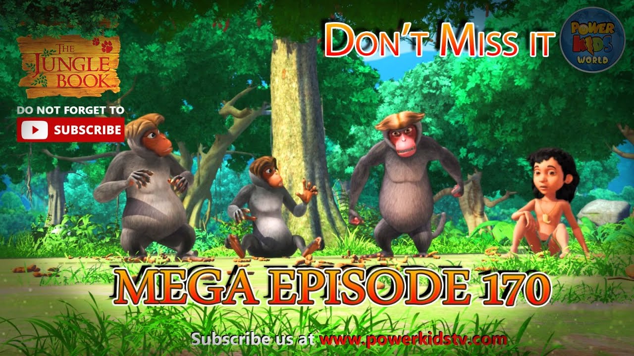 Mowgli Story In English | Jungle Book Cartoon For Kids | Bagheera ...
