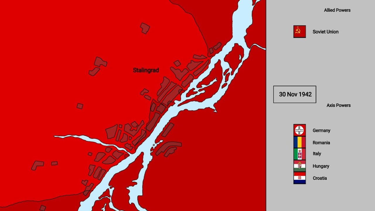 Most important Battles of WW2 Mapped | Every day - YouTube
