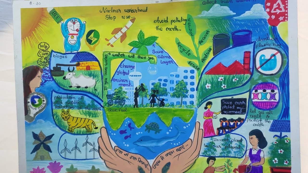 SAVE Environment drawing..... drawing competition.....setu art#drawing ...