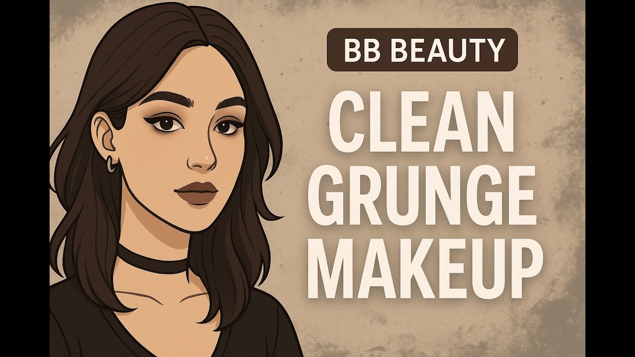 Clean Grunge Makeup Tutorial 2025 | Effortless Edgy Look for Everyday ...