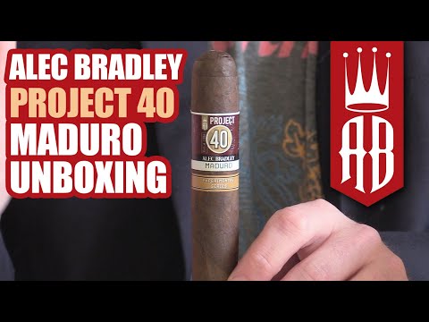 Alec Bradley Project 40 Maduro Unboxing
