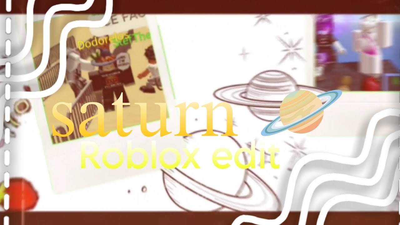 saturn 🪐||Roblox cap cut edit|| - YouTube