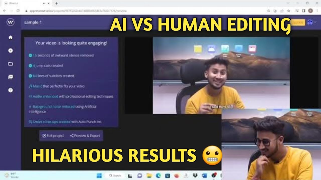 AI Video Editing VS Human Video Editing😬 | The Battle for the Future of ...