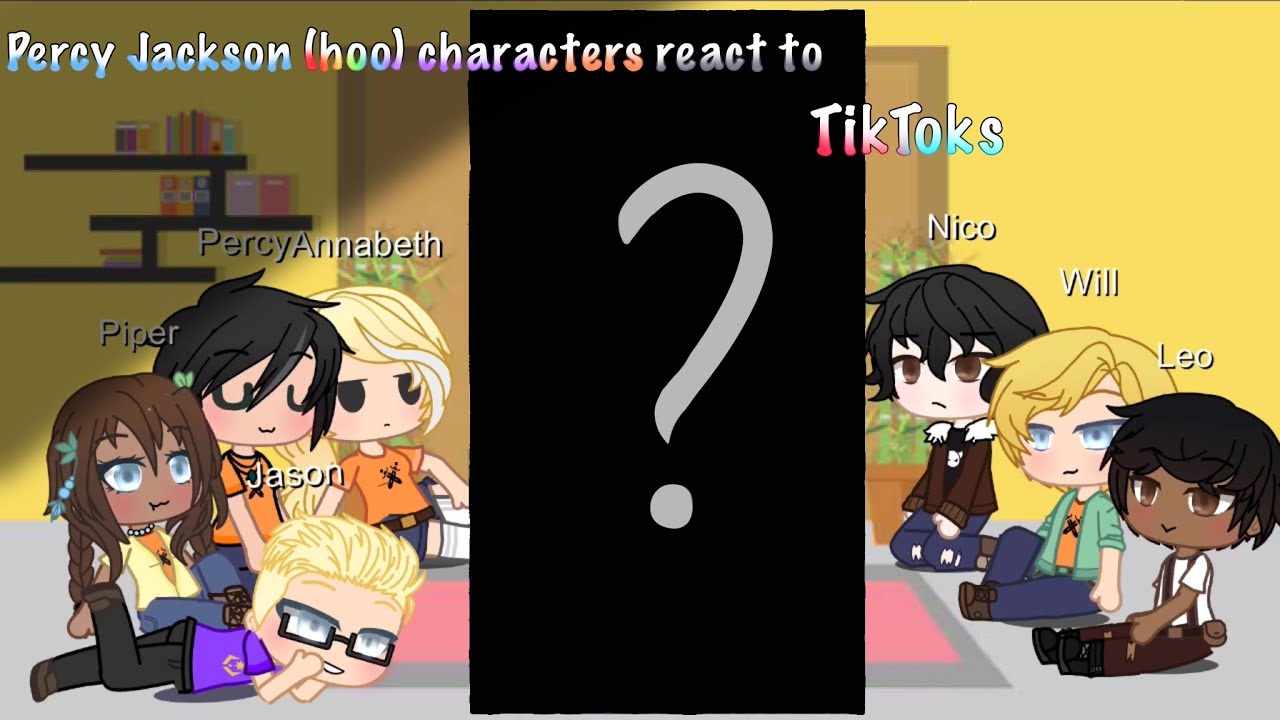 Percy Jackson (hoo) react to TikToks ll gacha life ll - YouTube