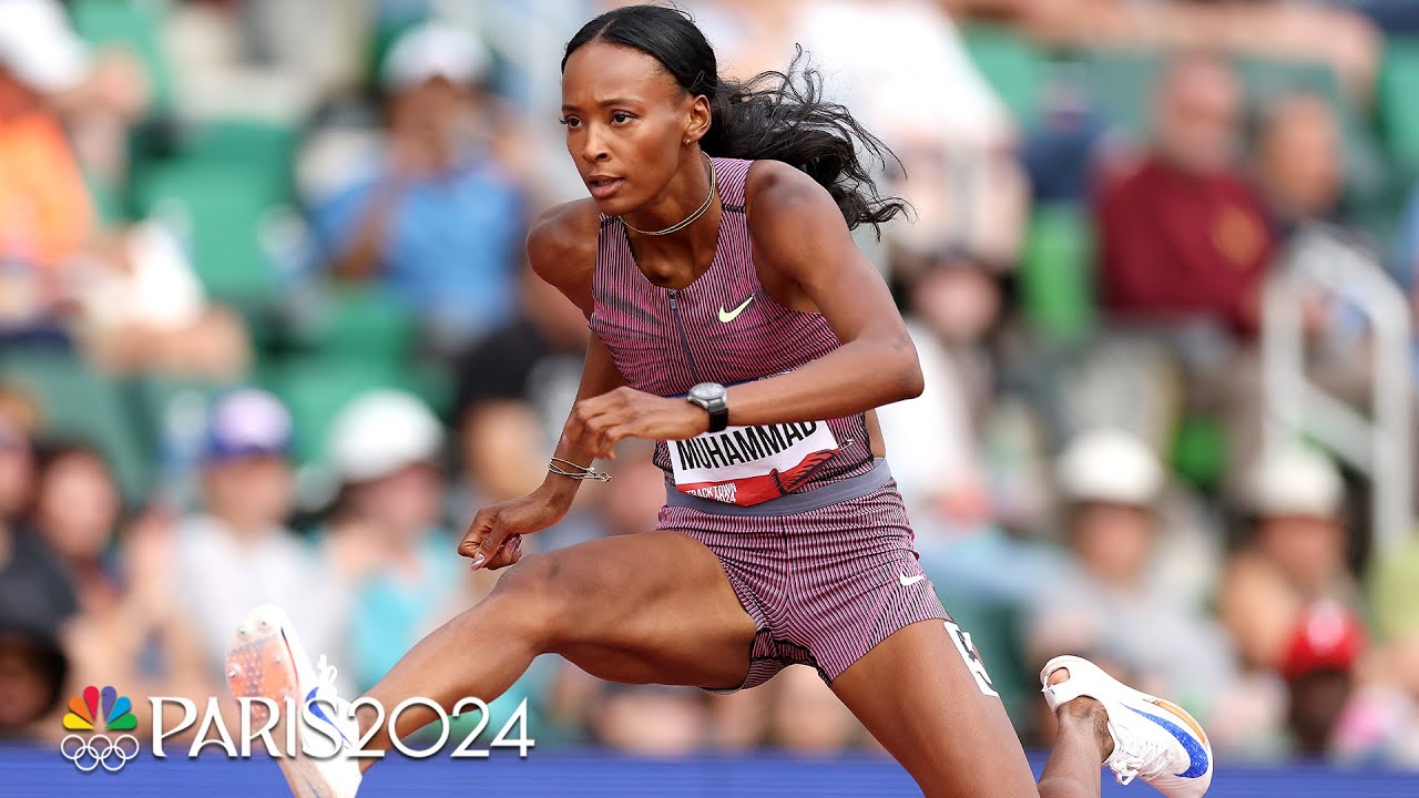 Dalilah Muhammad ROLLS onto 400m hurdles semifinal at U.S. Trials | NBC ...