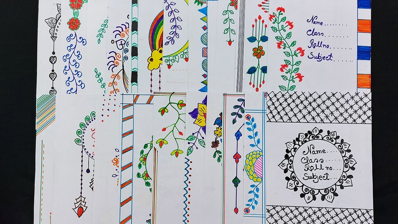 20 School Project- Project Work Design - Project Design -Corner Design ...