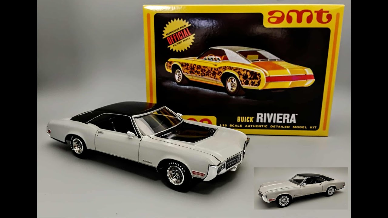 Custom 1969 Buick Riviera 430 1/25 Scale Model Kit Build How To ...