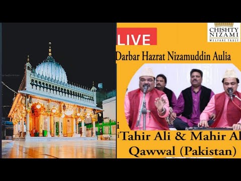 Live Qawwali on Darbar Nizamuddin Aulia FB Page. Qawwal Tahir Ali Mahir ...