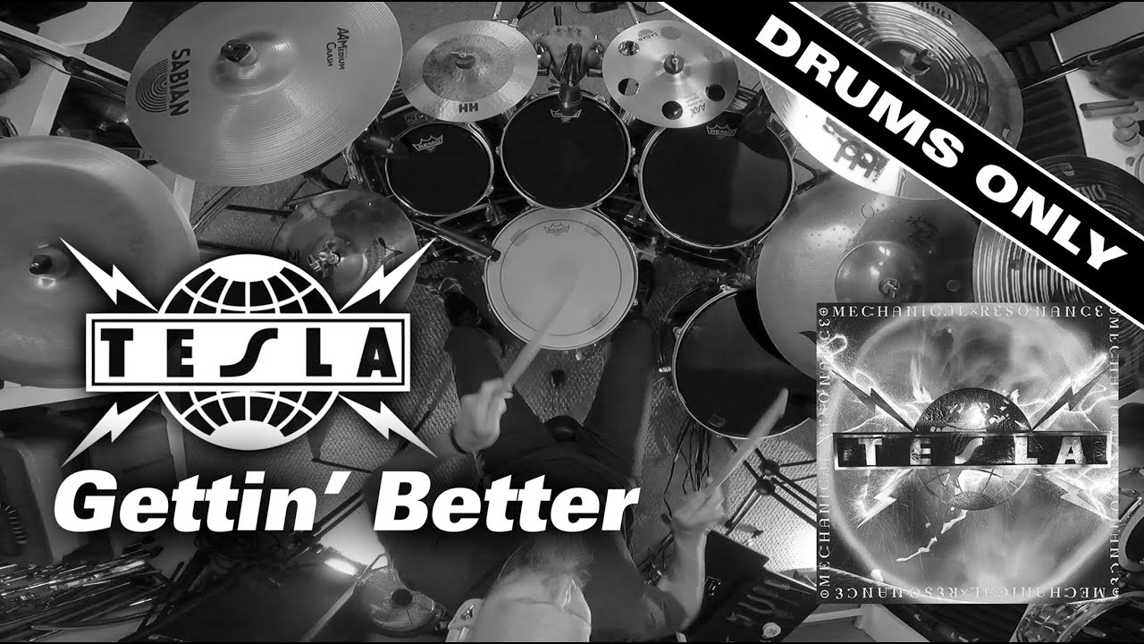 TESLA - Getting Better - DRUMS ONLY - YouTube