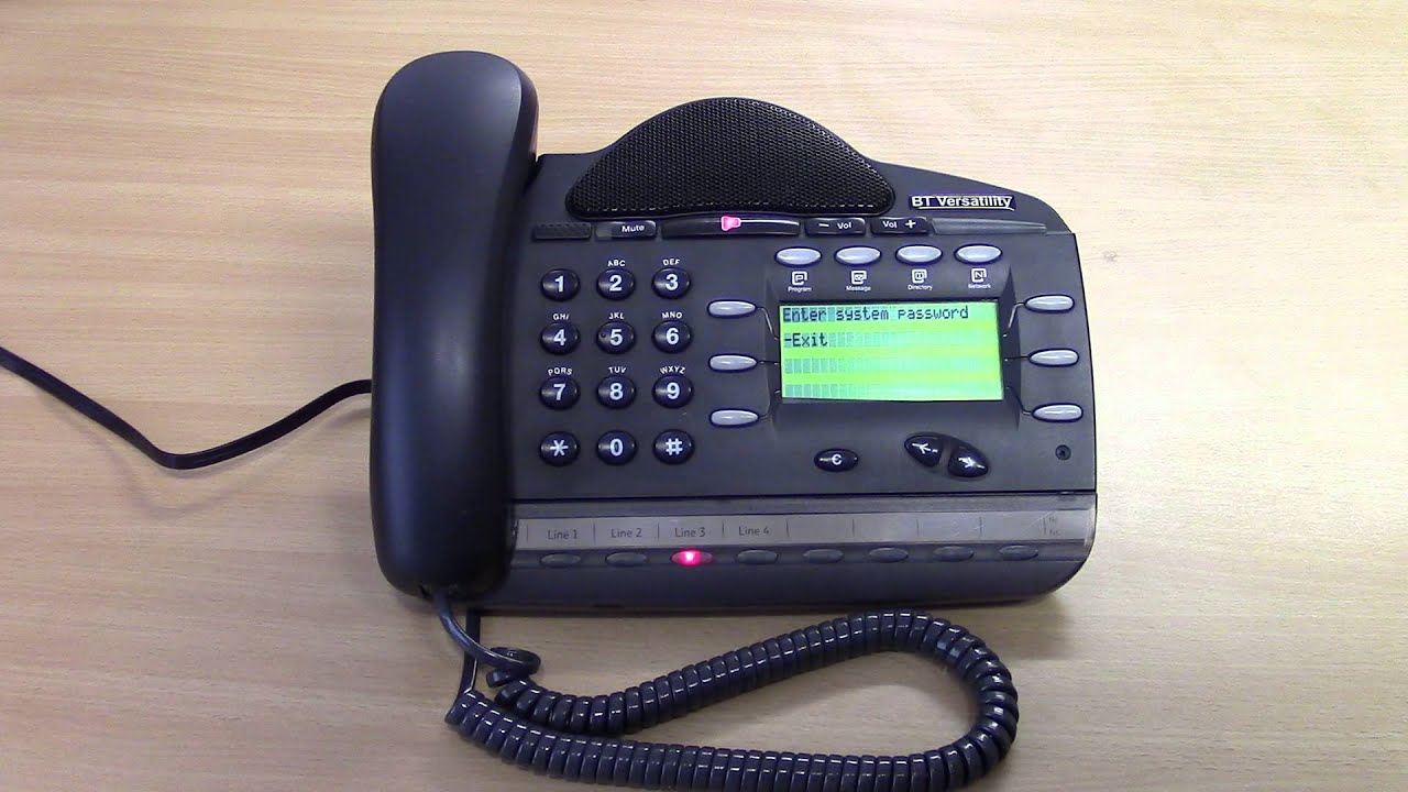 How to change the time and date on BT Versatility Telephone System ...