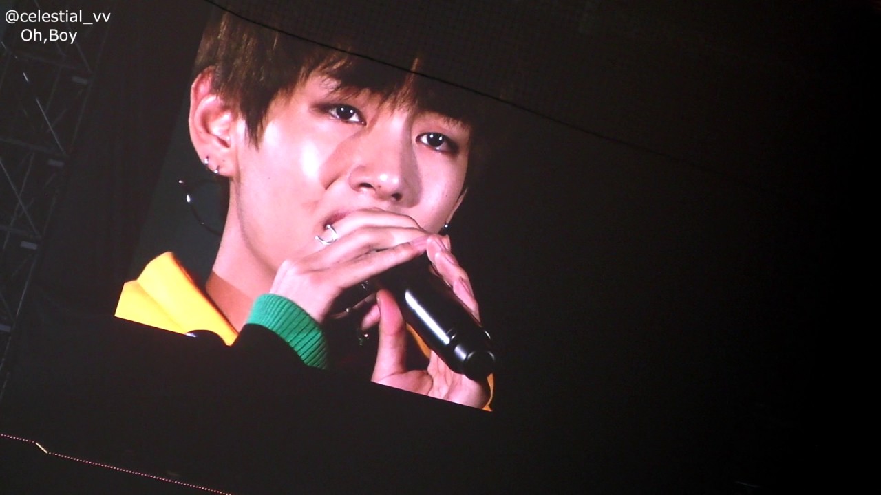 161112 BTS 3RD MUSTER FANMEETING ending ment V - YouTube